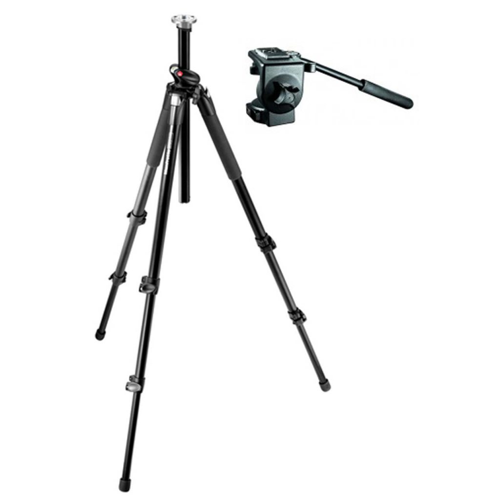 Manfrotto 055XPROB + Manfrotto 128RC Micro Video/Tubkikare – Walters Foto